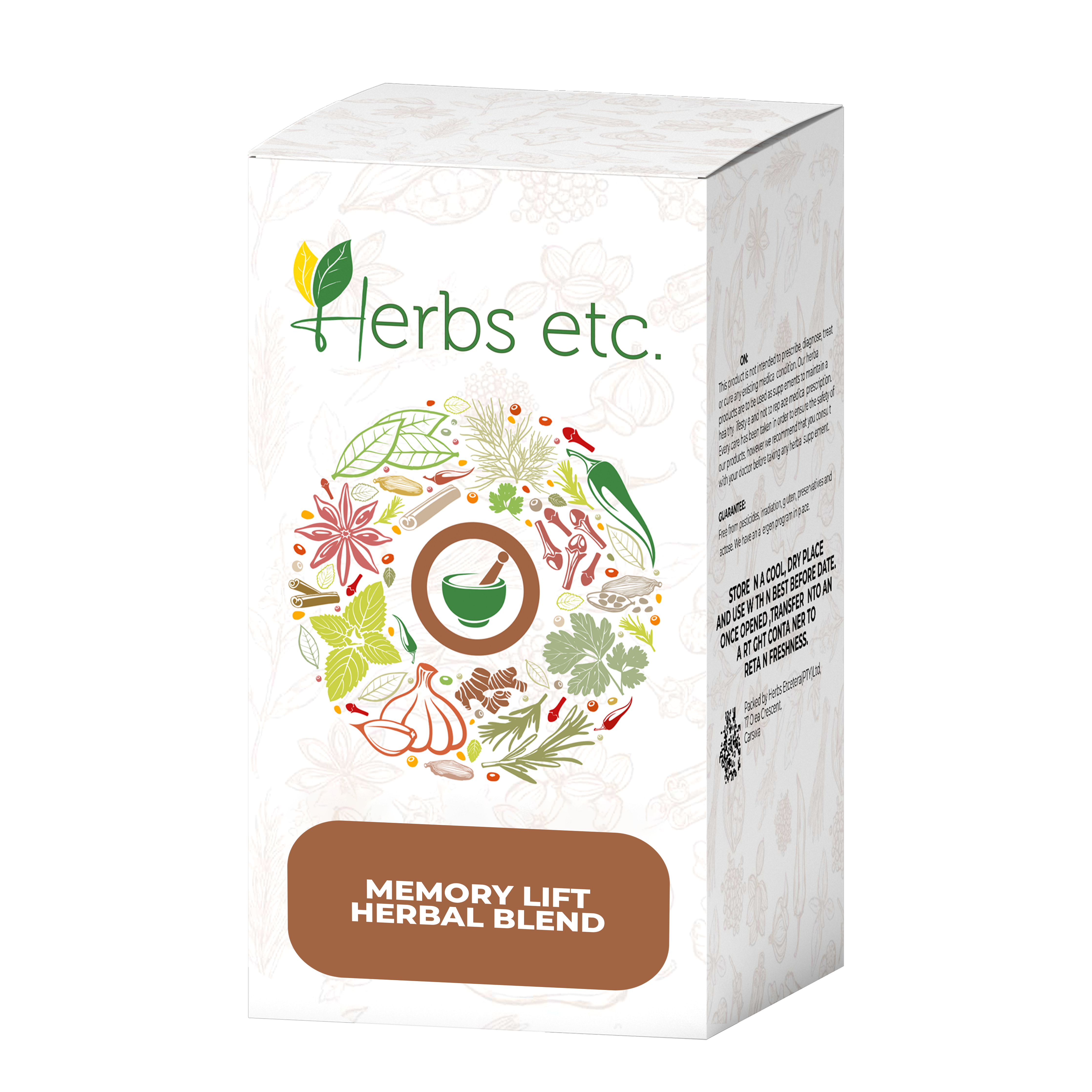 Memory Lift Herbal Tea (65g) – Herbs Etcetera (Pty) Ltd.